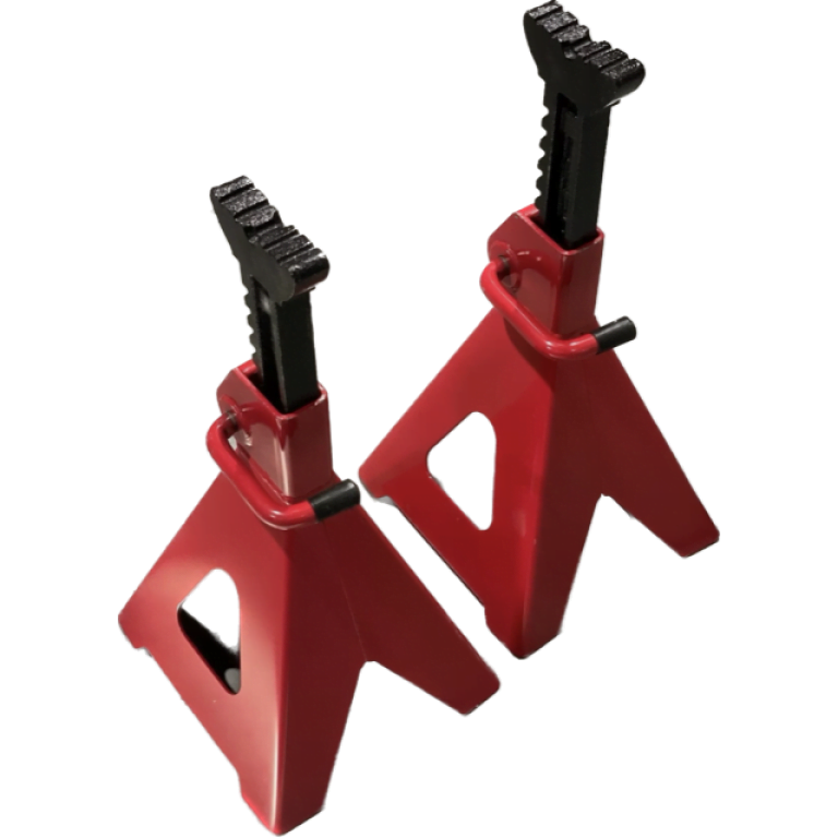 6 Ton Axle Stands - 24 Red Racing