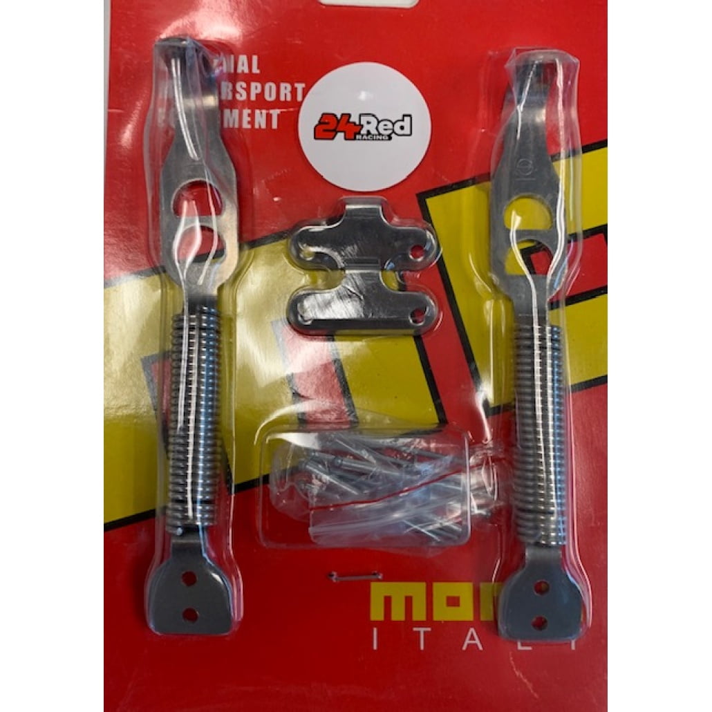 Spring loaded guard or bonnet pins - 24 Red Racing