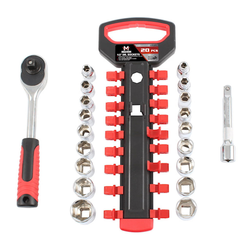 Socket Set (20 piece) - 24 Red Racing