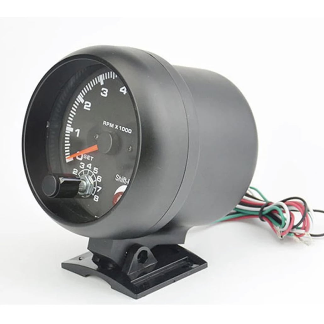 Tachometer Rev Counter - 24 Red Racing