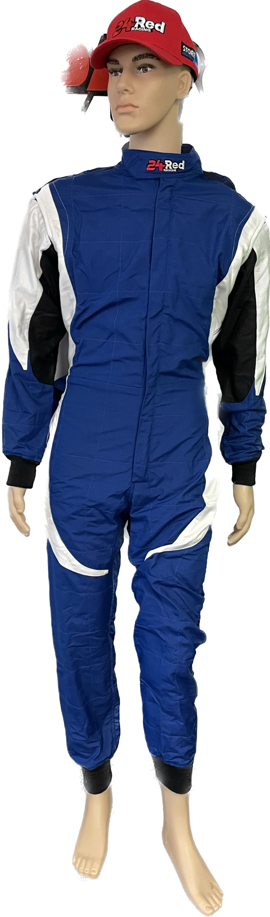 SFI Approved race suit Blue - 24 Red Racing