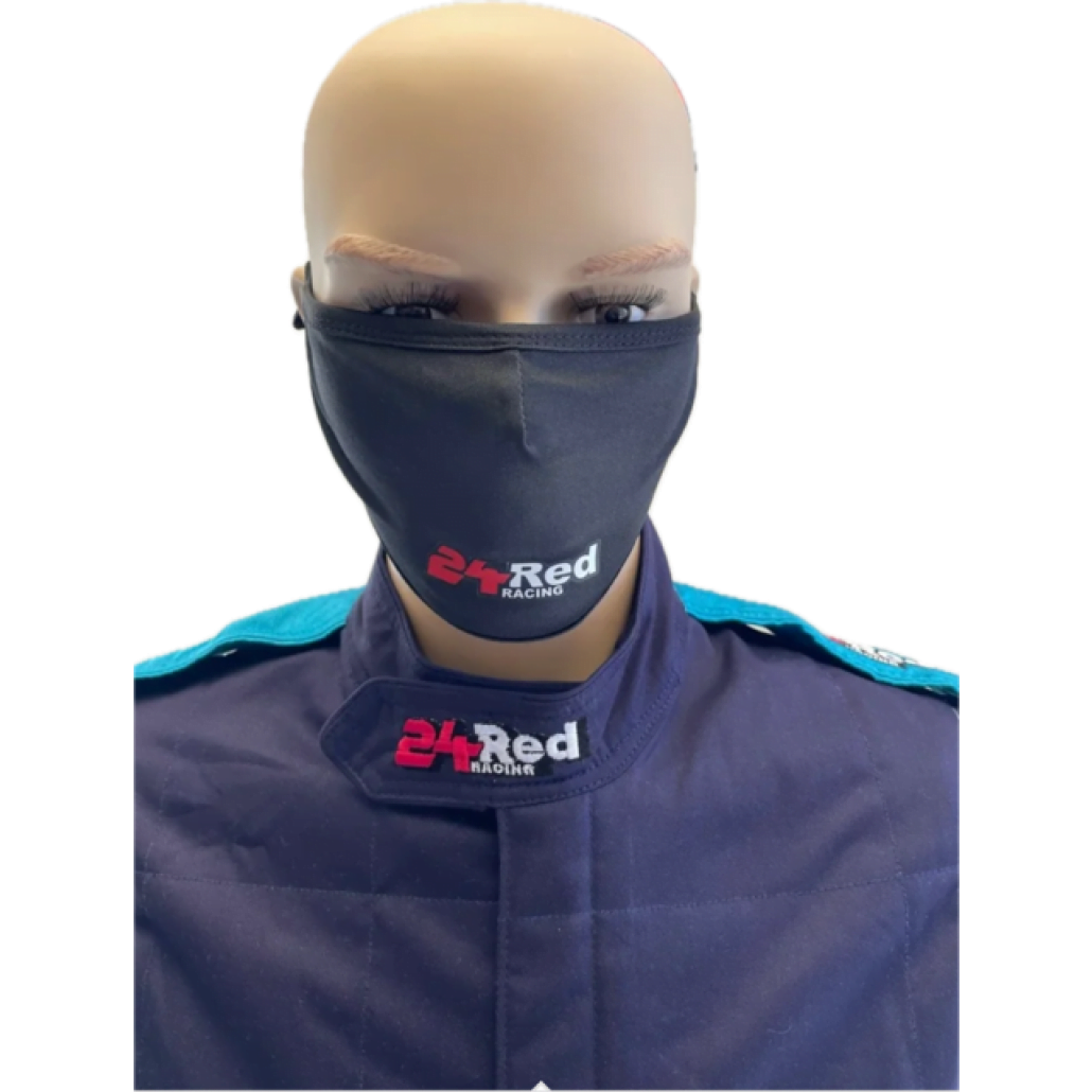 4 x 24redracing face masks - 24 Red Racing