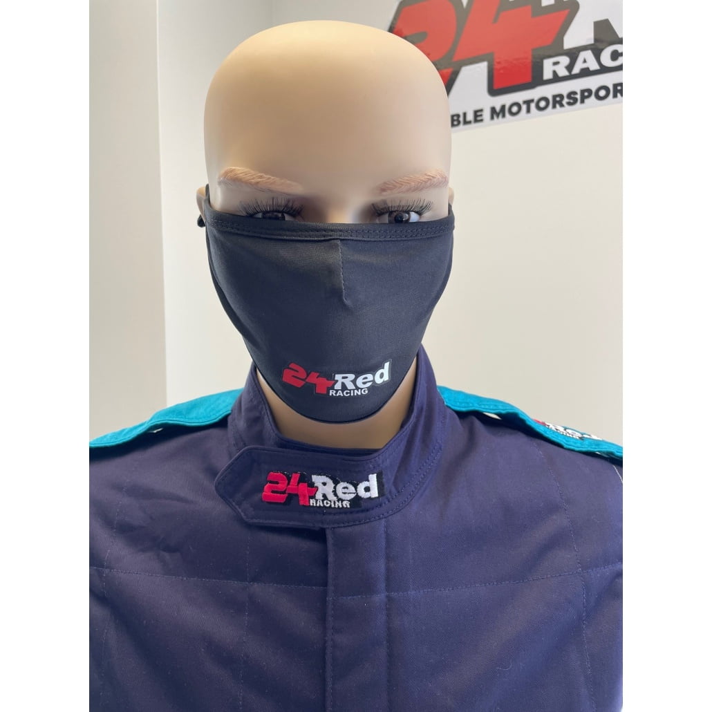 4 x 24redracing face masks - 24 Red Racing