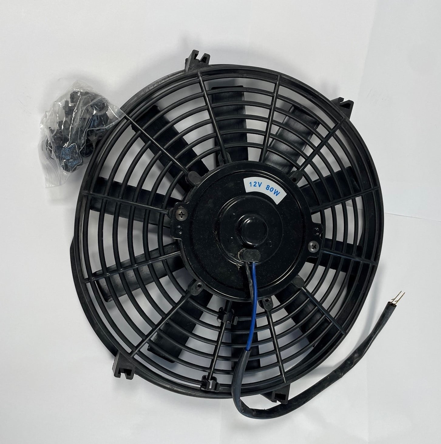 12V Radiator Cooling fan 12 inch – 24 Red Racing