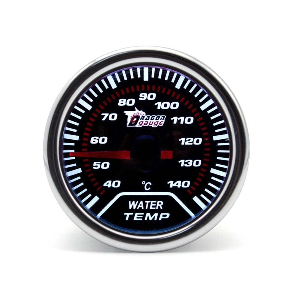 52mm Water Temp Gauge - 24 Red Racing