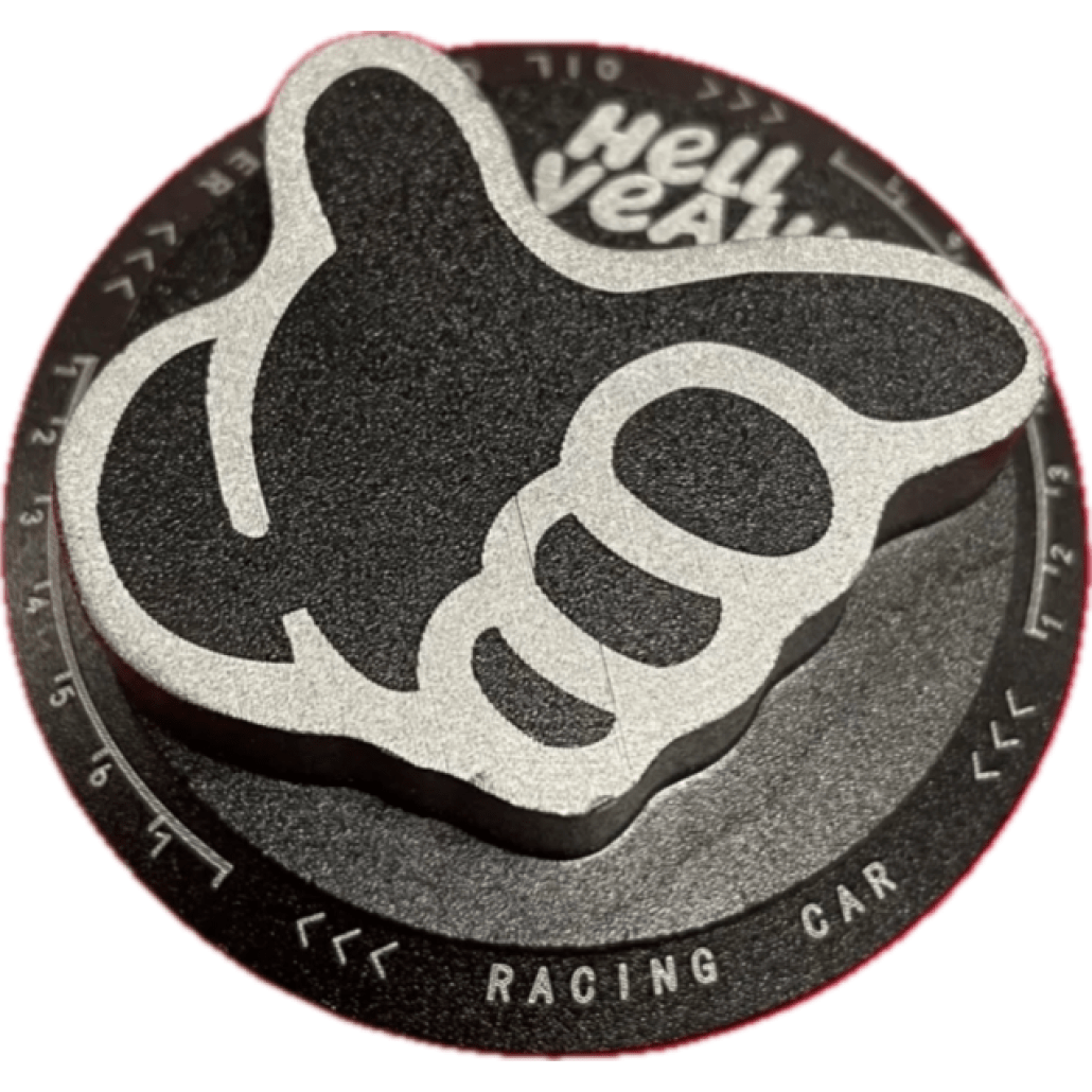 Hell Yeah Oil Filler cap for Toyota's - 24 Red Racing