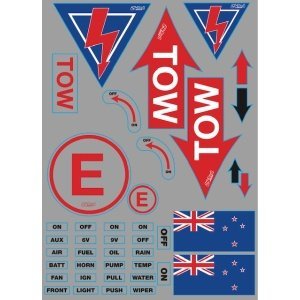 MotorSport Decals V2 - 24 Red Racing