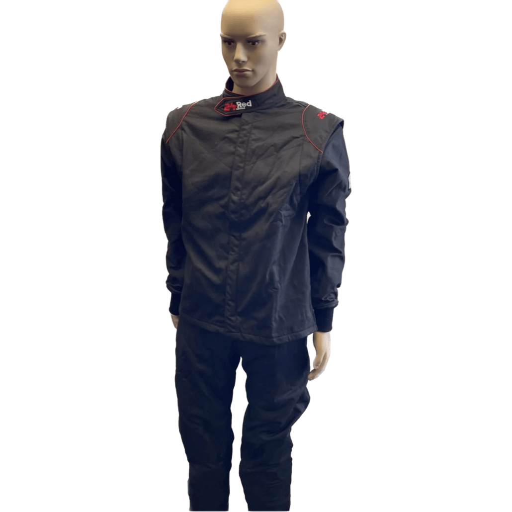 2 piece SFI Drag Racing Race Suit - 24 Red Racing