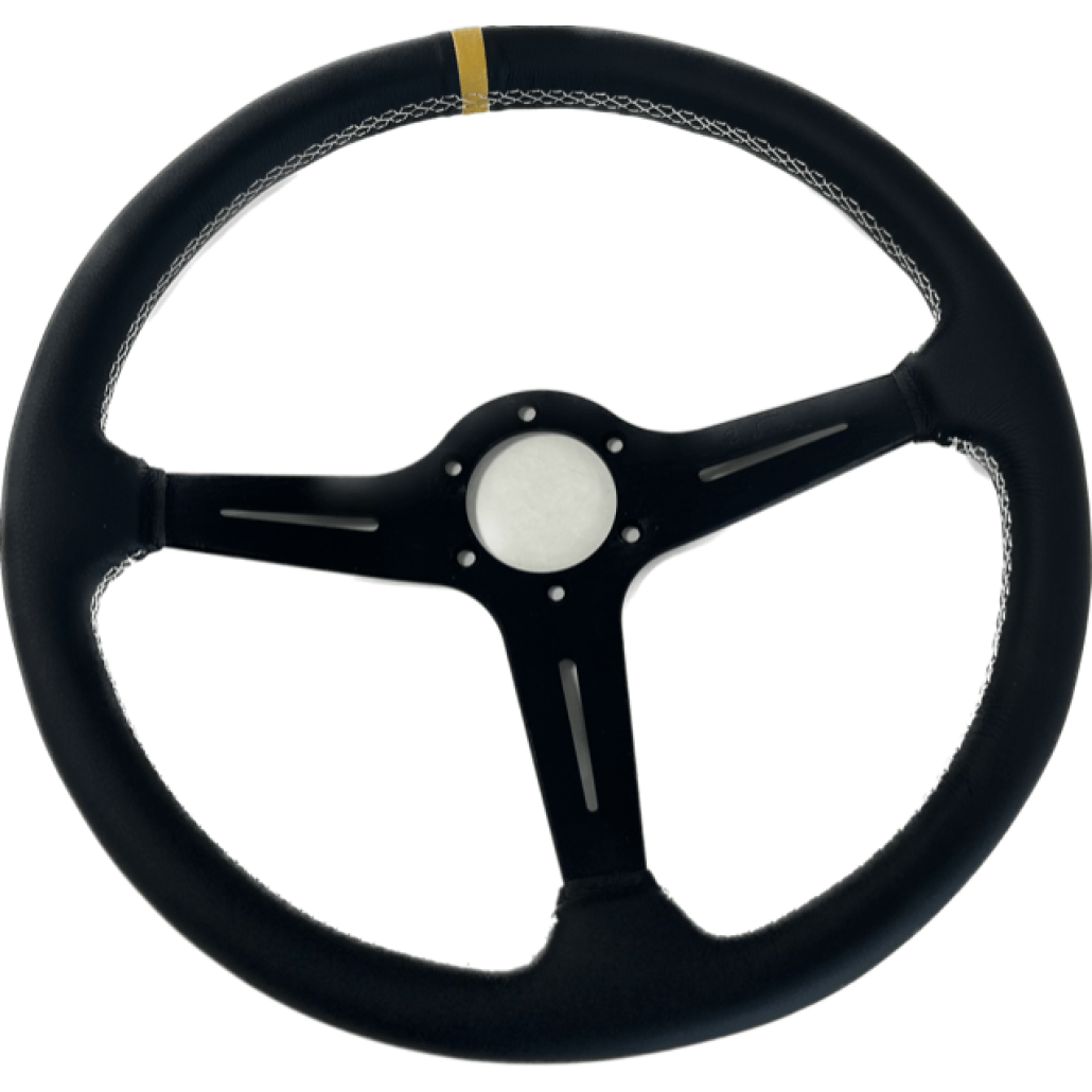 380mm Steering Wheel - Great as a drift wheel - 24 Red Racing