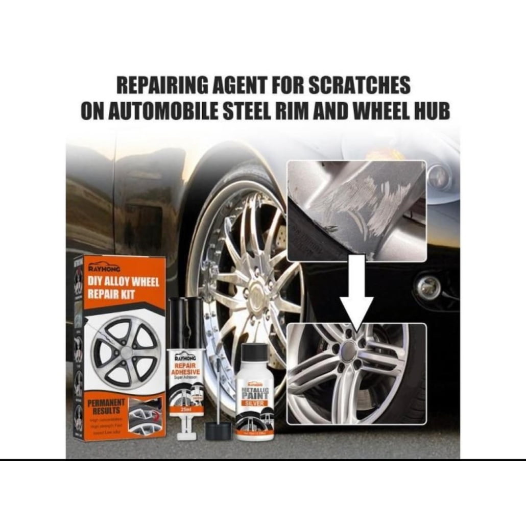 Alloy Wheel Repair Kit - 24 Red Racing